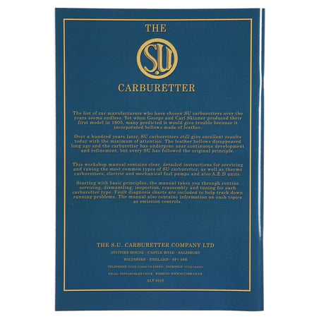 The SU Factory Carburetter Workshop Manual — Abingdon Spares
