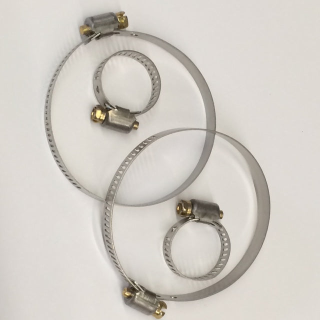 Clamp Set, Steering Rack Boots (4 clamps) T-Type, MGB — Abingdon Spares