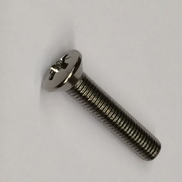 Chrome Screw, long, MGB Shift Boot Retainer — Abingdon Spares