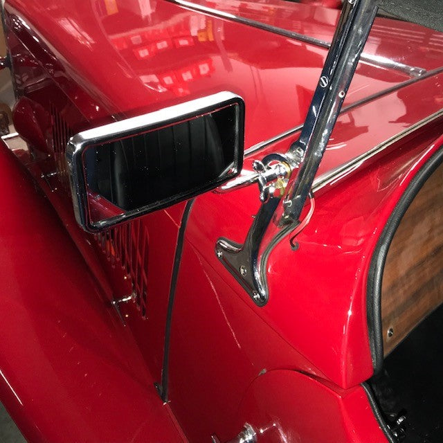 MG TC, TD Windscreen Mirror, Left Hand Side — Abingdon Spares