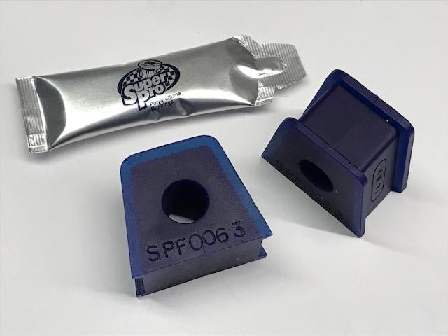 Front Sway Bar Mounts, MGB, 9/16", Super-Pro Polyurethane — Abingdon Spares