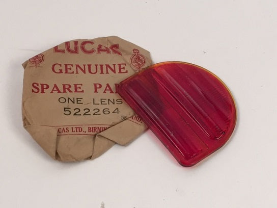 D-Lamp Original Red Glass Lens — Abingdon Spares